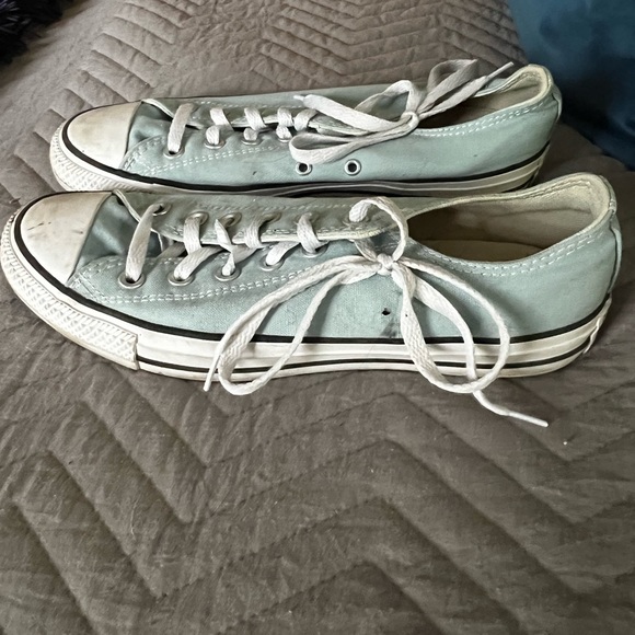 Converse | Shoes | Rare Size Pale Blue Converse Allstar Tennis Shoes ...